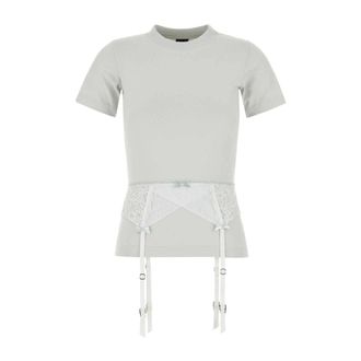 Balenciaga Lingerie T-Shirt - - Tops - Damen - Wei&szlig; - S