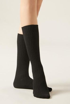 Calzedonia Socken Mit Wolle Und Mit Kaschmir Schwarz