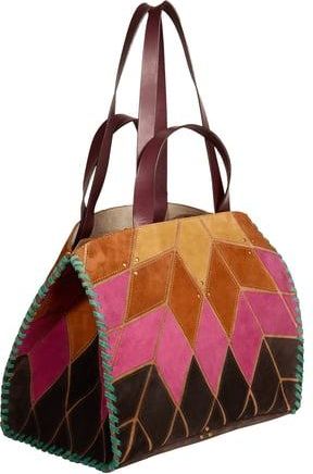 Jerome Dreyfuss Sac cabas fantaisie L&eacute;on M en cuir