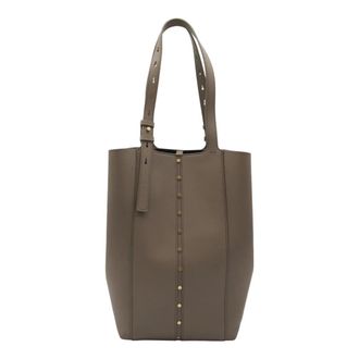 Golden Goose Shopper & Totes - Structured Tote Bag With Metallic Studs - Gr. unisize - in Grau - f&uuml;r Damen