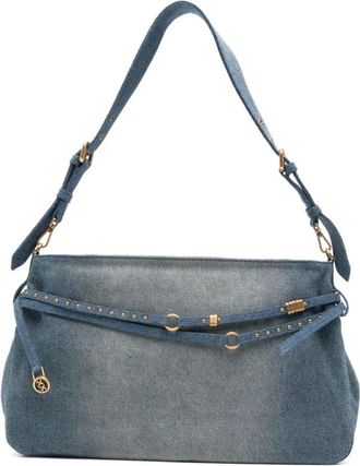 Pinko Pinko, Femme, Sacs, Bleu, Taille: ONE Size Sac Bandouli&egrave;re en Denim