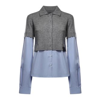 Stella McCartney Damen, Strickwaren, Grau, SGr&ouml;&szlig;e