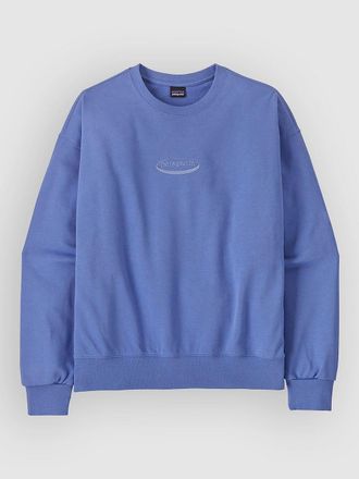 Patagonia 95 Oval Logo Daily Crew Sweat bleu
