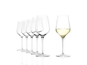 St&ouml;lzle Verres &agrave; vin blanc STARlight 410ml I Lots de 6 verres &agrave; vin blanc I Verres &agrave; vin lavables au lave-vaisselle, incassables I Verre en cristal haut de ga
