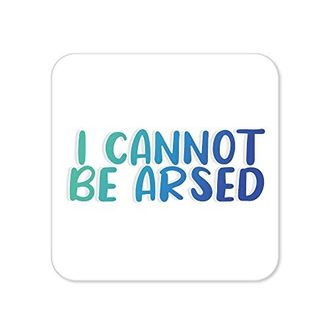 Tongue in Peach Lustige Getränke-Untersetzer | Neuheit Büro Tasse Untersetzer | Childish CBA Beer Mat | Sarkastisches Wohnaccessoire | Joke Silly Coffee - CC30