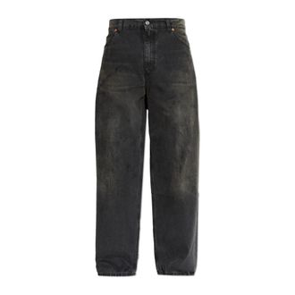 Our Legacy Vast Cut Car Repair Wash - Homme - Jeans - Noir - Taille: W30