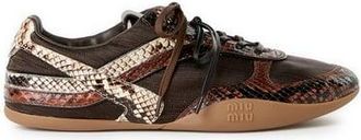 Miu Miu Baskets bi-mati&egrave;re
