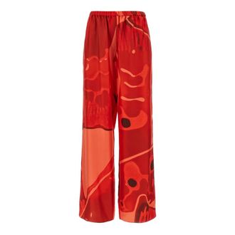 Ferragamo Damen, Hosen, Rot, 3XSGr&ouml;&szlig;e