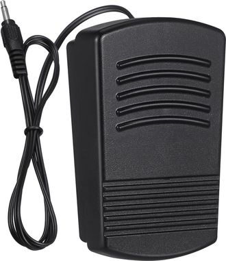 Supvox N&auml;hmaschinen Fu&szlig;pedal mit Netzkabel Ersatzfu&szlig;pedal f&uuml;r Haushaltsn&auml;hmaschinen Robustes Sicherheitsfu&szlig;pedal Kompatibel mit Vielen Modellen Platzsparend 