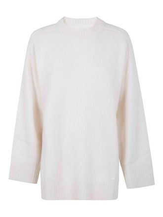 Loulou Studio Pull Col Rond - Blanc