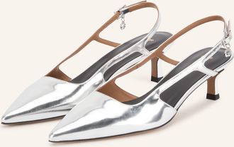 Maje Slingpumps silber