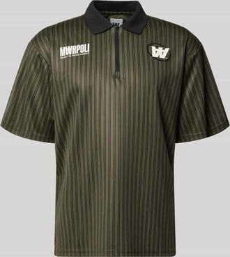 Wood Wood Regular Fit Poloshirt mit Label-Print Modell Lama