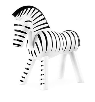 Kay Bojesen Zebra Figuren 14 cm Holzfiguren Weihnachtsdekoration, schwarz