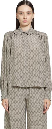 Gucci Printed Silk Shirt