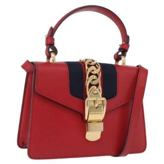 Gucci Sac &agrave; main vintage Pre-owned - Femme - Pre-owned - Rouge - Taille: ONE Size