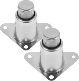 SOLUSTRE Verstellbare Edelstahl M&ouml;belf&uuml;&szlig;e mit Montageplatte H&ouml;henverstellbare St&uuml;tzf&uuml;&szlig;e 10-13,5cm Belastbare Ersatzf&uuml;&szlig;e f&uuml;r Herd Schrank Bett Sofa und Tisch