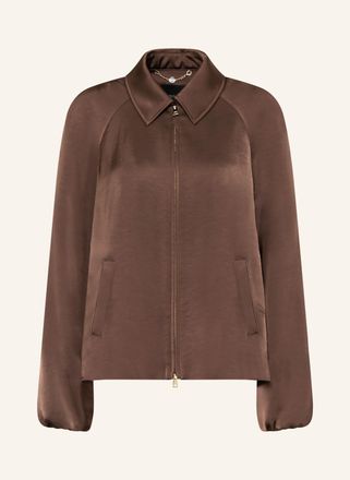 Marc Cain Satinblouson braun