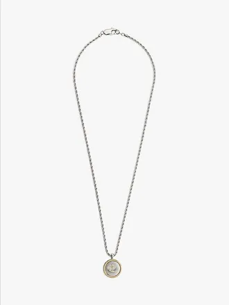 Tommy Hilfiger Collier pendentif nautique &agrave; d&eacute;tails dor&eacute;s