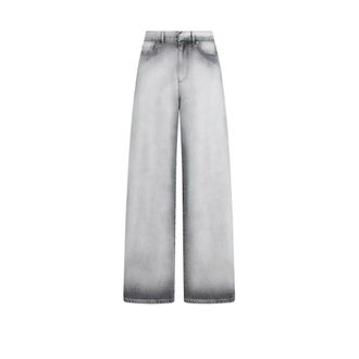 Dior Femme, Jeans, Gris, Taille: 38 FR Jeans &Eacute;vas&eacute;s