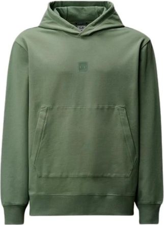 C.P. Company C.p. Company, Homme, Sweatshirts et sweats à capuche, Vert, Taille: S Sweat à capuche en polaire stretch