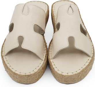 Bonateks Damen Frrbtrlk100262 Wedge Sandal, beige, 37 EU