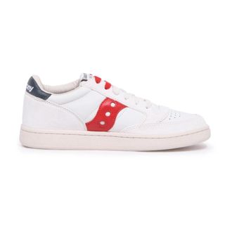 Saucony Jazz Court Schuhe in Wei&szlig;/Rot - - Shoes - Herren - Wei&szlig; - 40 EU