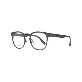 Ermenegildo Zegna Graue Runde Titan Optische Brillen - - Accessories - Herren - Grau - ONE SIZE