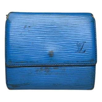 Louis Vuitton Pre-owned Vintage Leder Portemonnaie - - Pre-owned - Damen - Blau - ONE SIZE