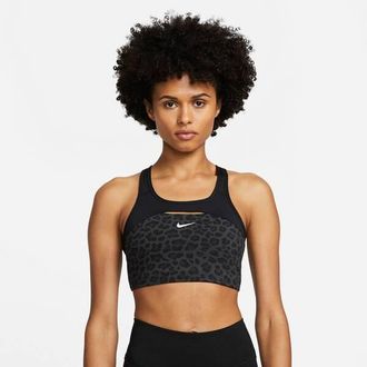 Nike Damen Top W NK DF SWSH CRS BK AOP BRA