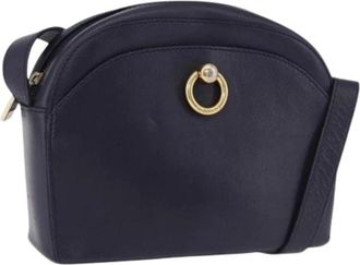 Celine Sac bandouli&egrave;re vintage doccasion - Femme - Pre-owned - Bleu - Taille: ONE Size