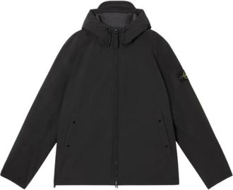 Stone Island Homme, Vestes, Noir, Taille: L Parka Courte