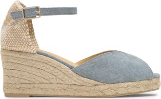 Castaner Femme, Chaussures, Bleu, Taille: 38 EU Bianca Espadrille Wedge
