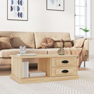 vidaXL Table basse Ch&ecirc;ne sonoma 90x50x35 cm Bois ding&eacute;nierie Vidaxl