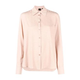 Pinko Elegante Beige Langarmbluse - - Blouses & Shirts - Damen - Beige - XS