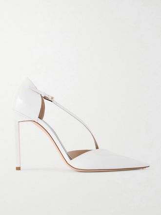 Tom Ford Escarpins En Cuir Verni - Blanc