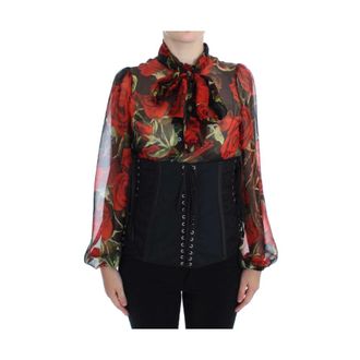 Dolce & Gabbana Damen, Blusen & Hemden, Mehrfarbig, 3XSGr&ouml;&szlig;e