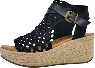 Blowfish Blowfish Lorrah Sandales hautes pour femme Noir Loisirs, Noir, 38 EU