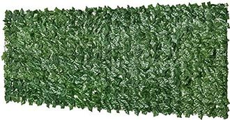 Generic Rouleau de cl&ocirc;ture de lierre artificiel - 1,5 m x 5 m - Treillage pour d&eacute;coration de jardin avec couverture murale de verdure - Feuilles artificielles