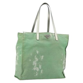 Prada Pre-owned Vintage Tote Bag - - Pre-owned - Damen - Gr&uuml;n - ONE SIZE