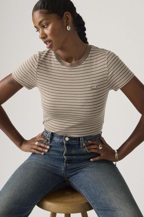 Levi's Basic Housemark T-Shirt - Damen - Beige / Beige