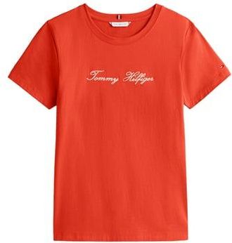 Tommy Hilfiger T-shirt à col ras-du-cou et logo brodé