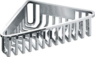 Gedy Tiberio Objektivhalter, Winkel, thermoplastisches Harz, Chrom, 19,5 x 19,5 x 6,6 cm