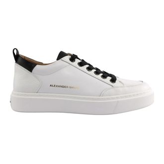 Alexander Smith Monochrome Sneakers f&uuml;r M&auml;nner und Frauen - - Shoes - Herren - Wei&szlig; - 43 EU