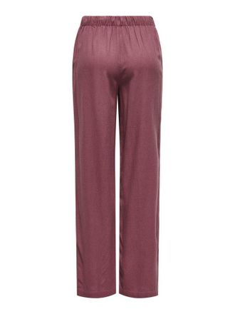 Only Schlupfhose ONLGOA MW LINEN BL PULL-UP PANT CC PNT mit Leinen