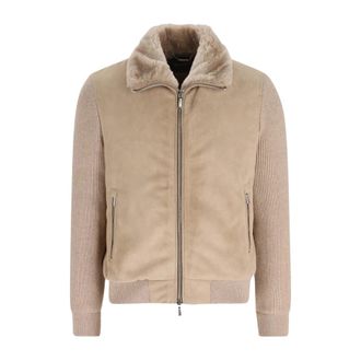 Moorer Campiglio-Cab Bomberjacke - - Jackets - Herren - Beige - L