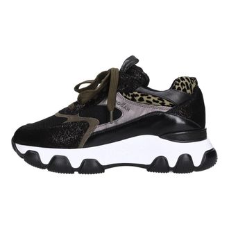 Hogan Femme, Chaussures, Noir, Taille: 36 1/2 EU Baskets Noires