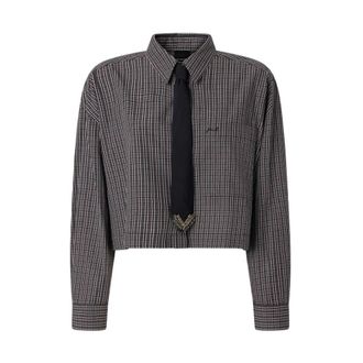 Pinko Seiden- & Nylonhemd - - Blouses & Shirts - Damen - Mehrfarbig - XS