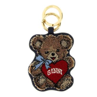 Ganni Femme, Accessoires, Multicolore, Taille: ONE Size Joy Bear Keyring