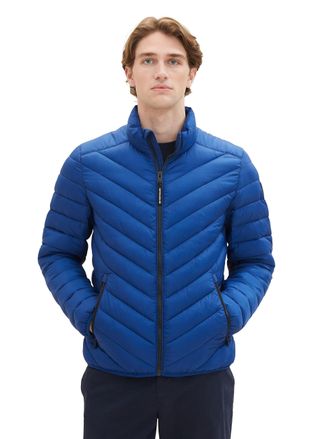 Tom Tailor Herren Lightweight Steppjacke mit Stehkragen