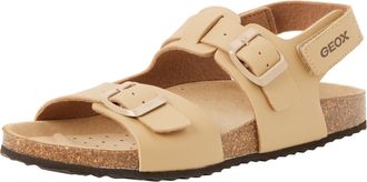 Geox J Ghita Boy D Sandal, BEIGE, 34 EU